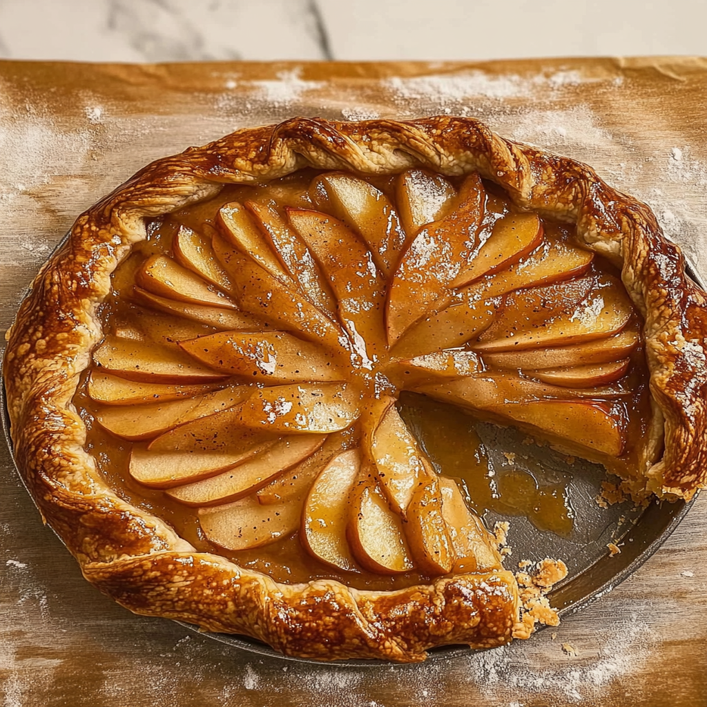 Easy Apple Galette with Rustic Crust
