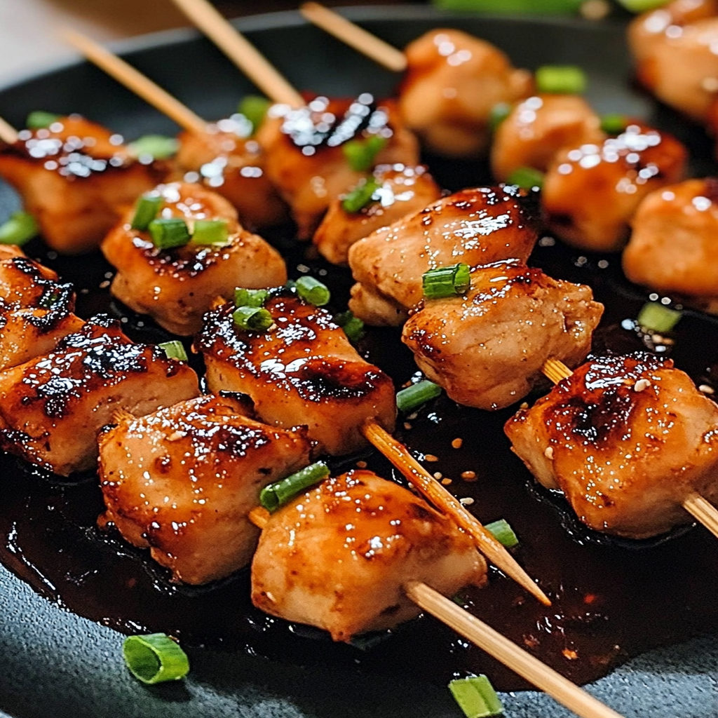 Firecracker Chicken Skewers
