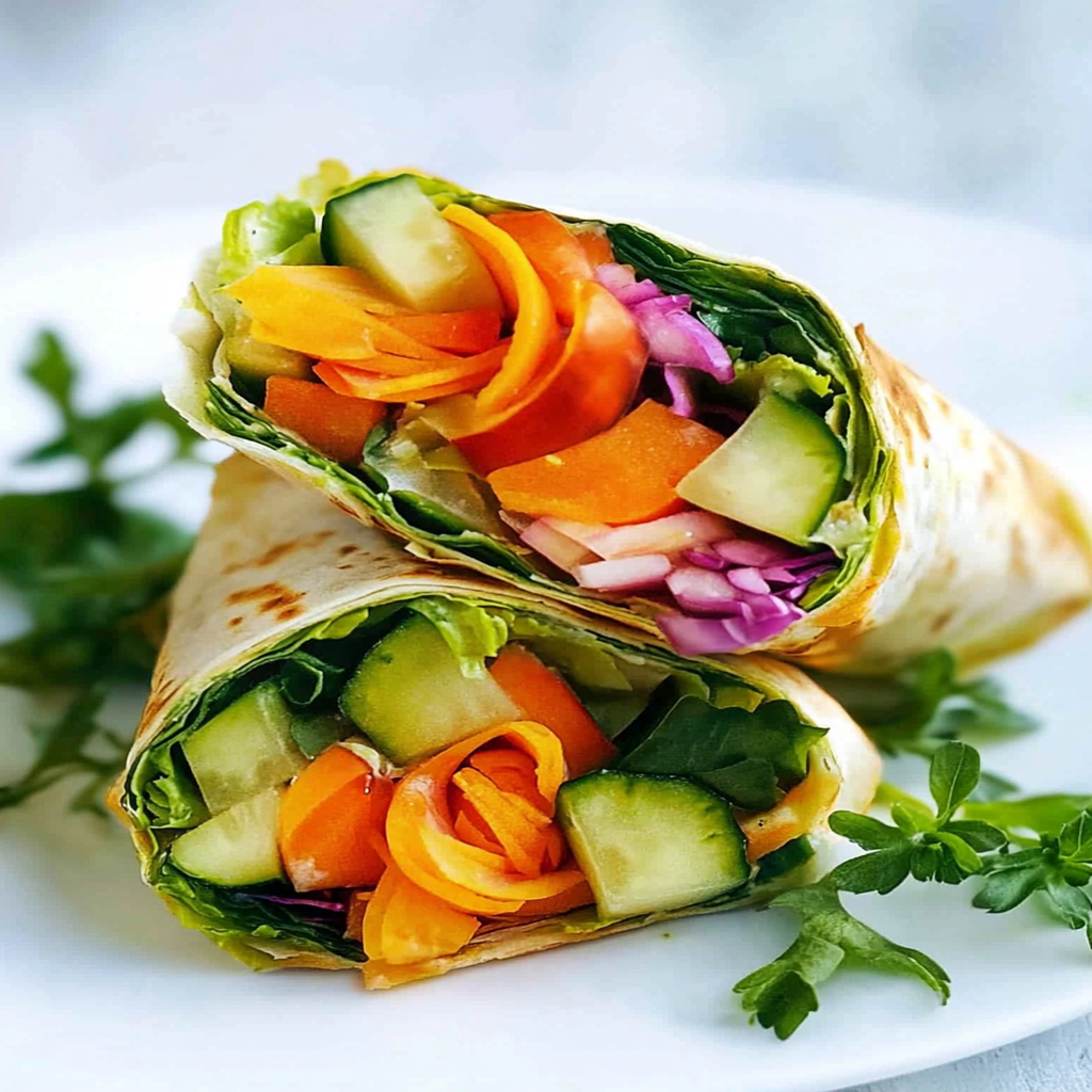 Small Veggie Wraps Dinner Ideas Summer