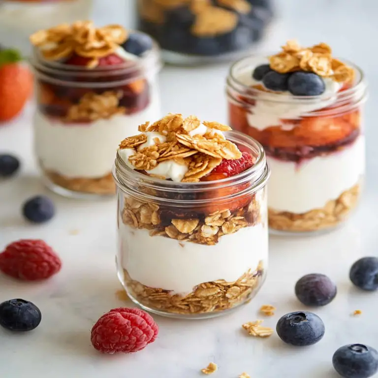 Back-to-school yogurt parfaits
