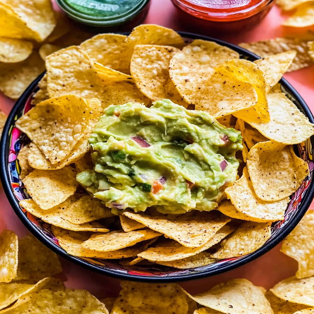 Chips and Guac Pool Snack Idea