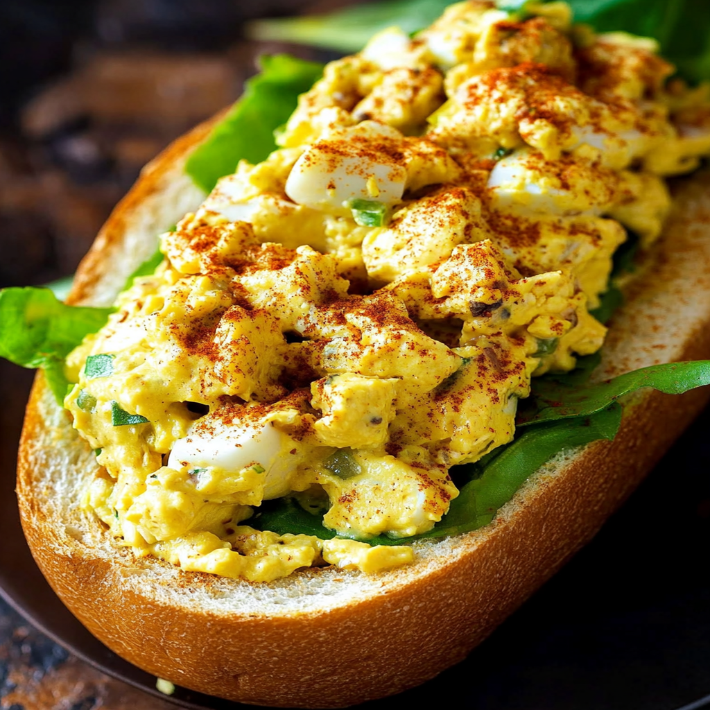 Curried Egg Salad Sandwich