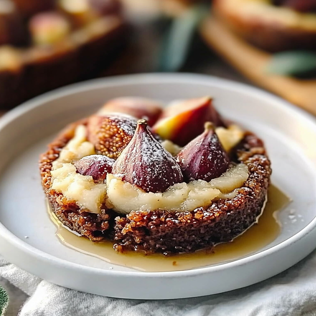 Warm Fig and Apple Crumble