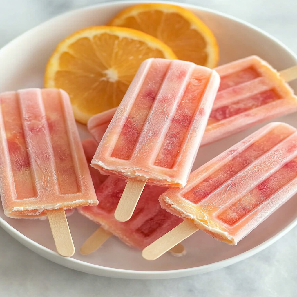 Homemade Ice Cream Popsicles