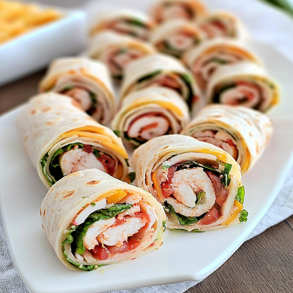 Mini Wraps for Poolside Snacking