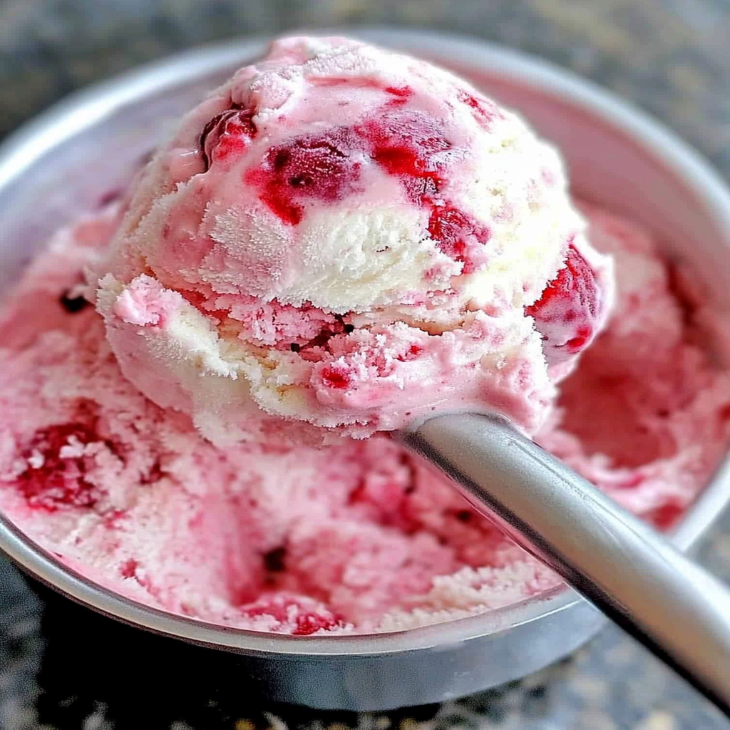 Raspberry Ripple Ice Cream