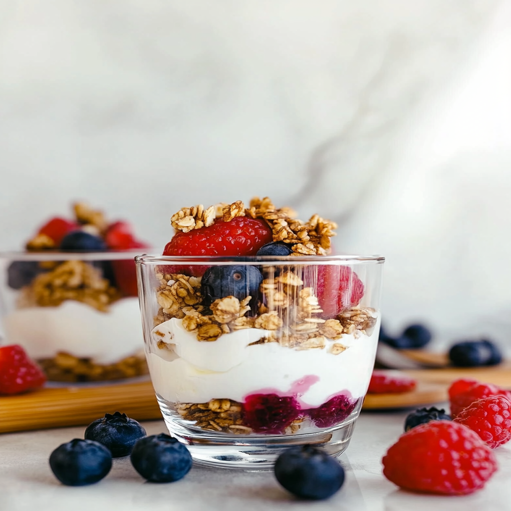 Greek Yogurt Parfait with Berries
