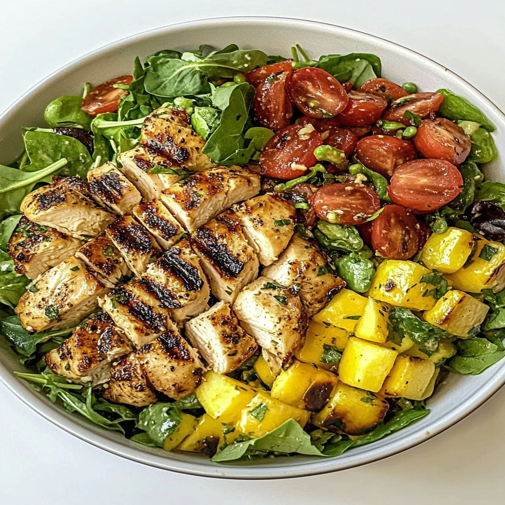 Grilled Chicken Power Salad – Food is Fuel