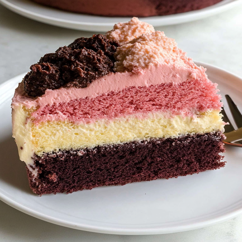 Neapolitan Mousse Cake
