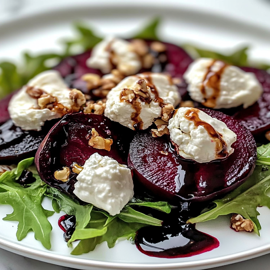 Roasted Beet and Goat Cheese Salad