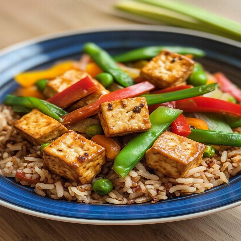 Tofu Stir-Fry with Brown Rice