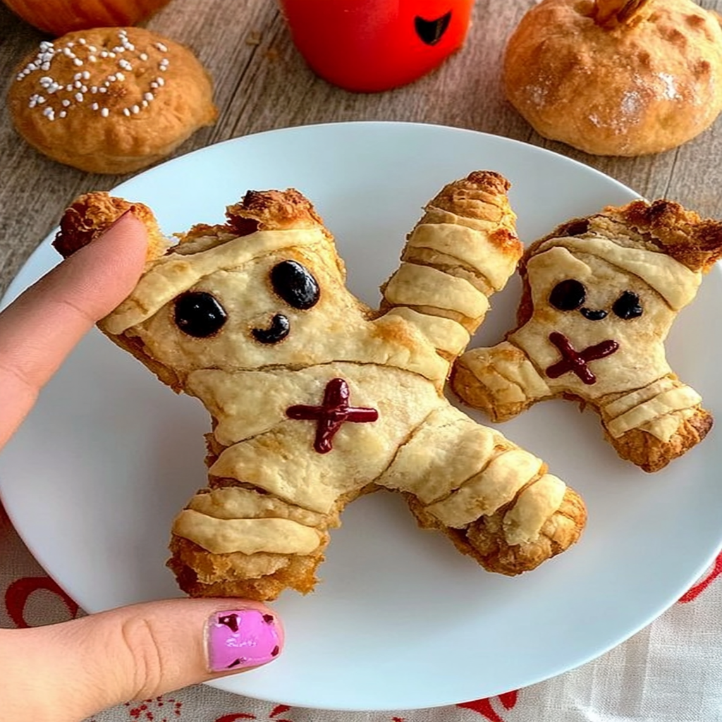 Easy Puff Pastry Voodoo Dolls