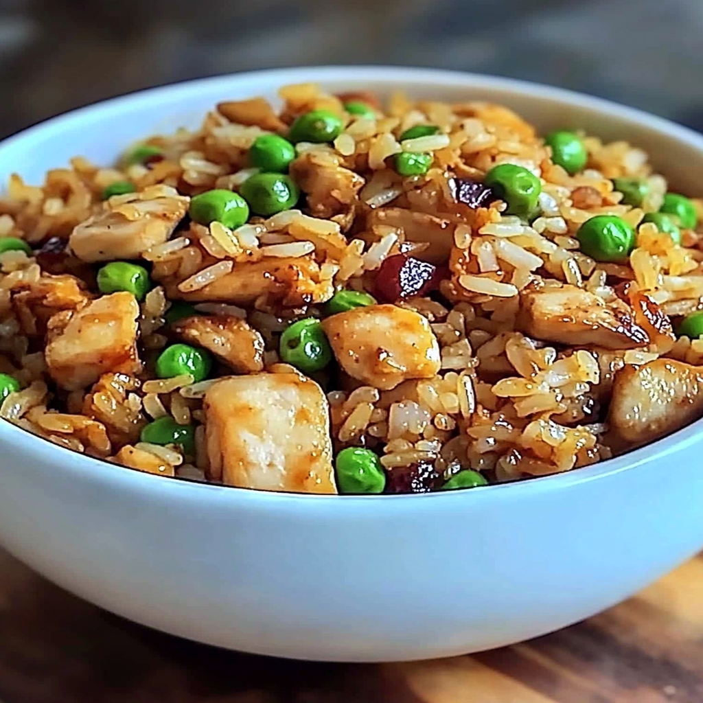 Savory Japanese BBQ Chicken Fried Rice Extravaganza