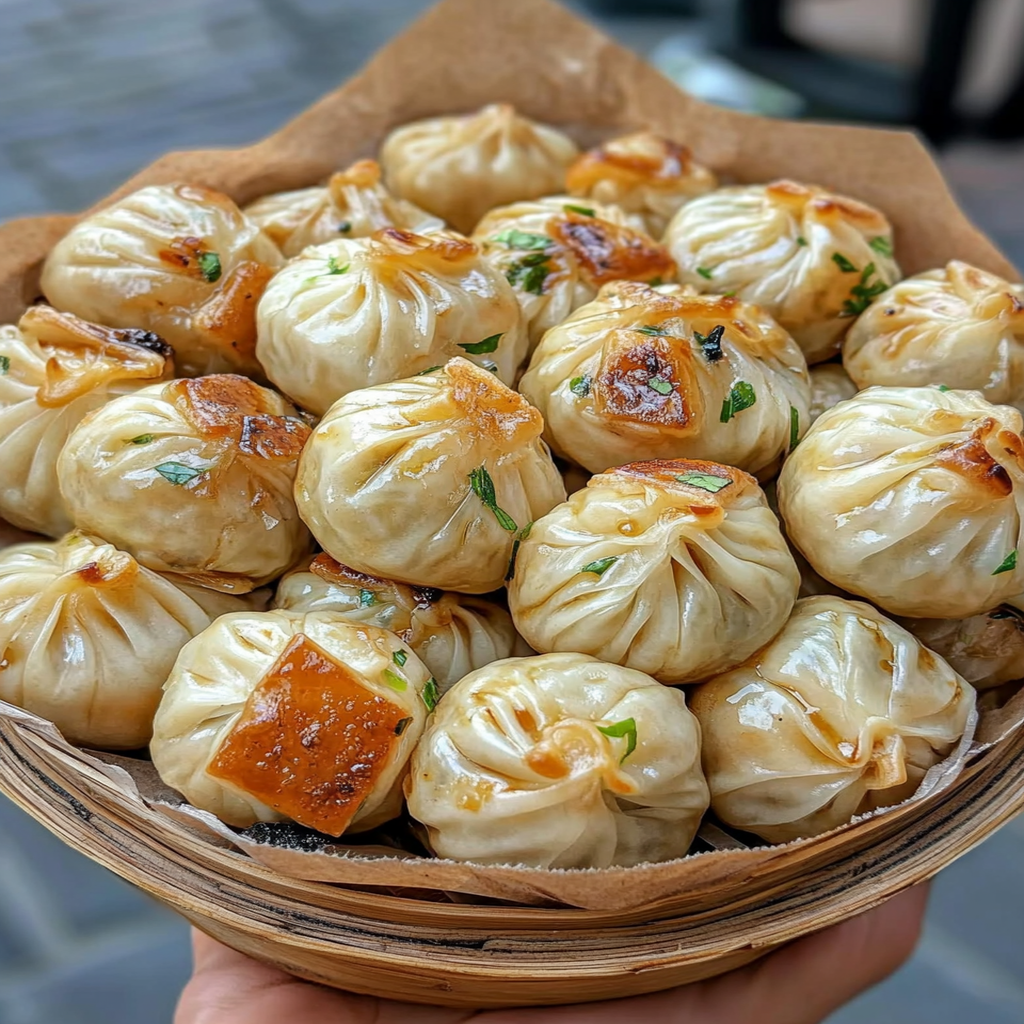 Sheng Jian Bao (生煎包, Shanghai Pan-Fried Pork Buns)